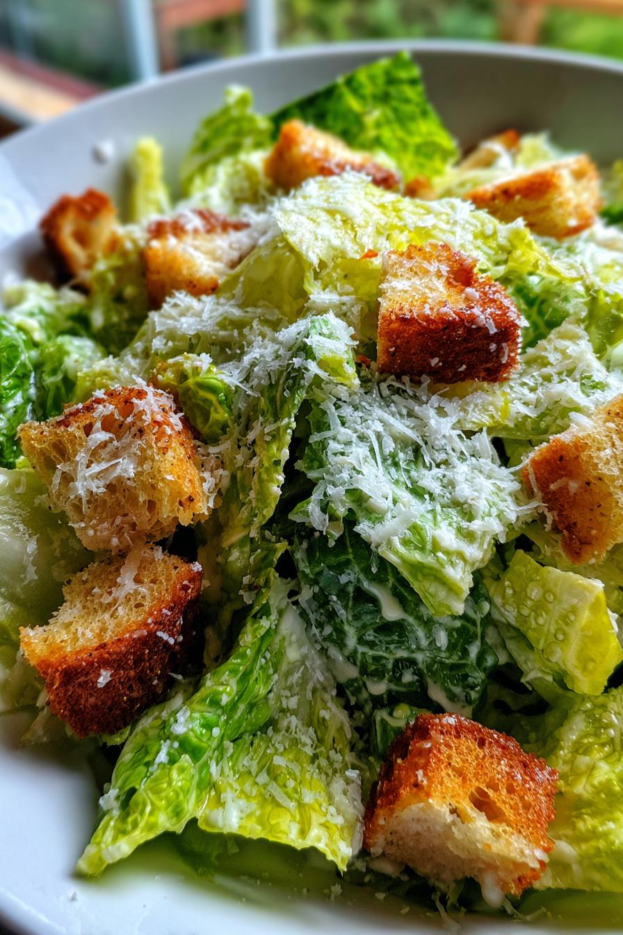 Unforgettable Classic Caesar Salada In 15 Minutes - Home Vibe