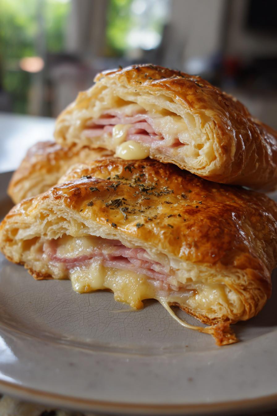 Amazing Ham and Cheese Puff Pastry in 30 Min - Home Vibe